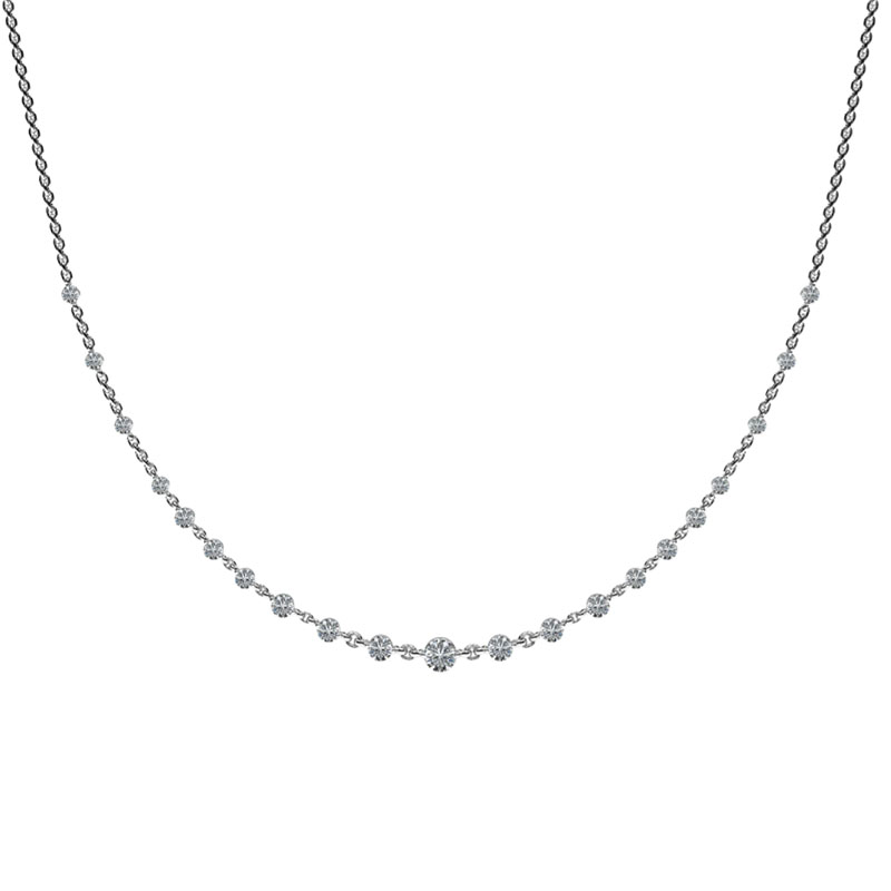 Signature necklace white gold store
